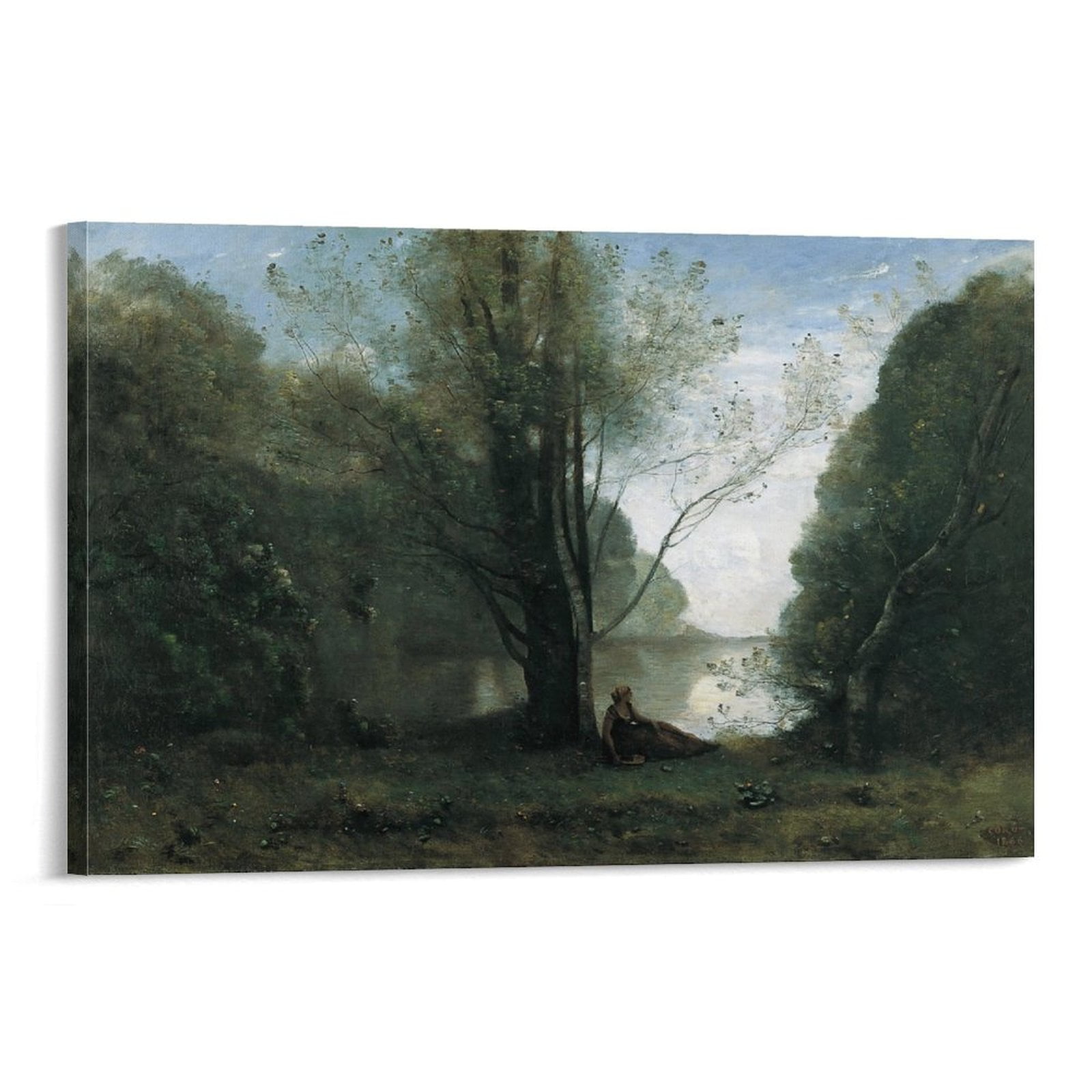 Camille Corot's Painting Poster for Solitude Memories of Wigan ...