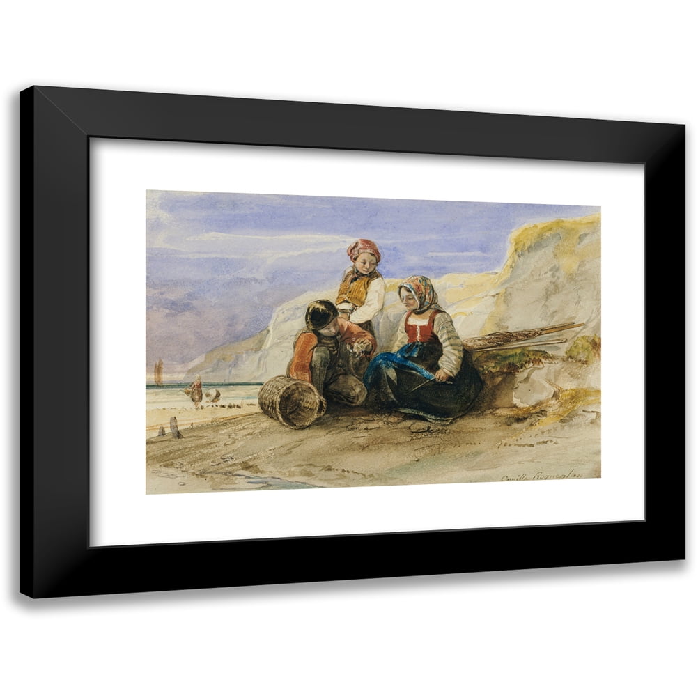 Camille-Joseph-Etienne Roqueplan 14x11 Black Modern Framed Museum Art ...