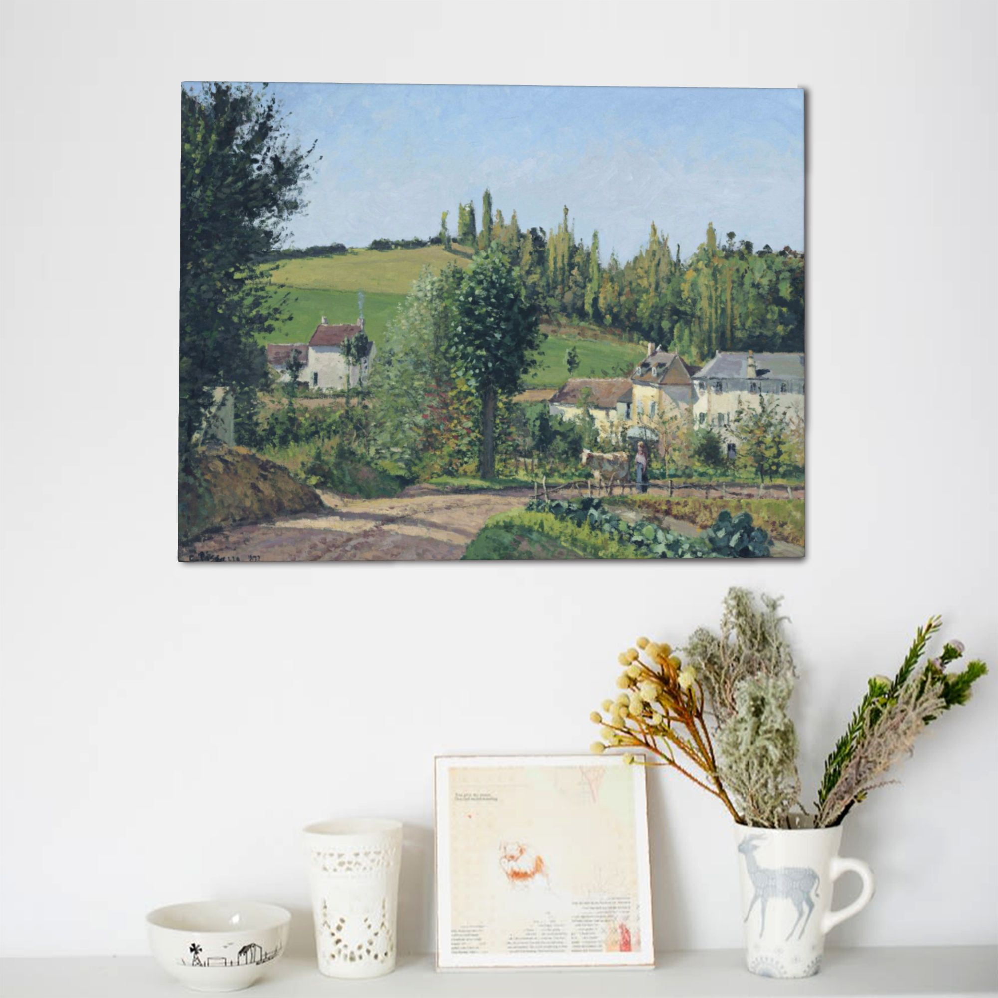 Camille Pissarro Canvas Wall Art–Famous Impressionist Canvas Paintings ...