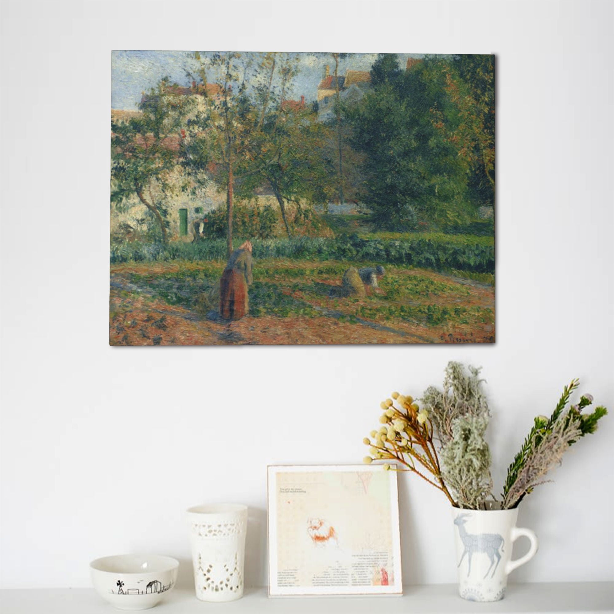 Camille Pissarro Canvas Wall Art–Famous Impressionist Canvas Paintings ...