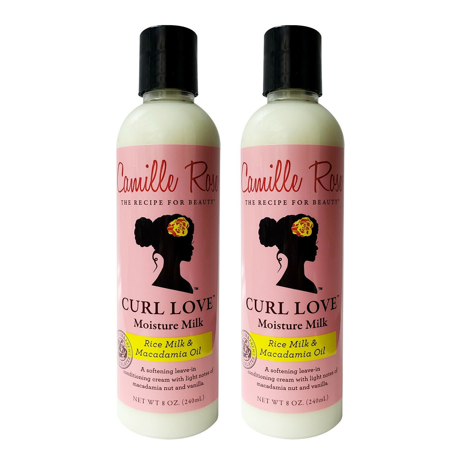 Camille Rose Curl Love Moisture Milk with Rice Milk & Macadamia Oil - 2 ...