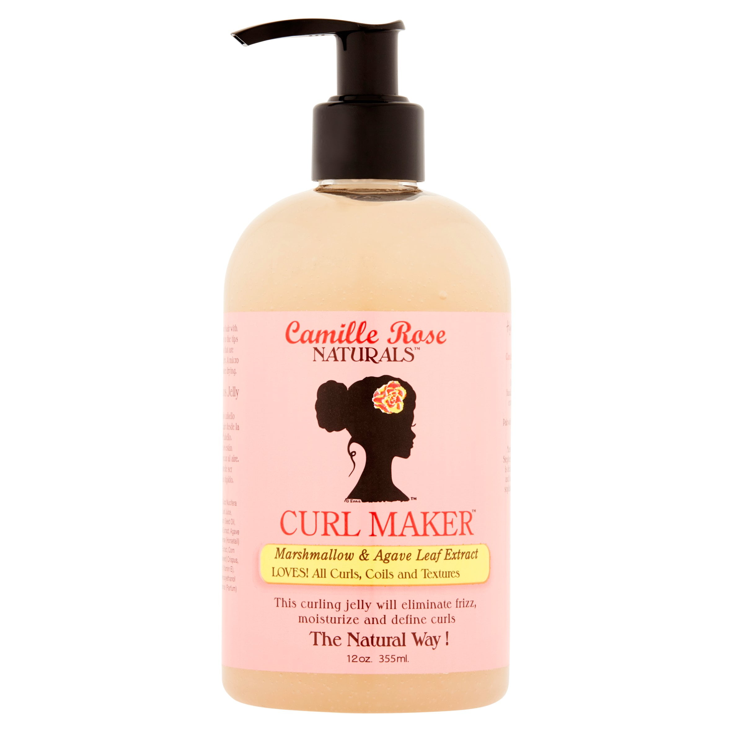 Camille Rose Naturals Curl Maker, Marshmallow & Agave, 12oz, Nourishing ...