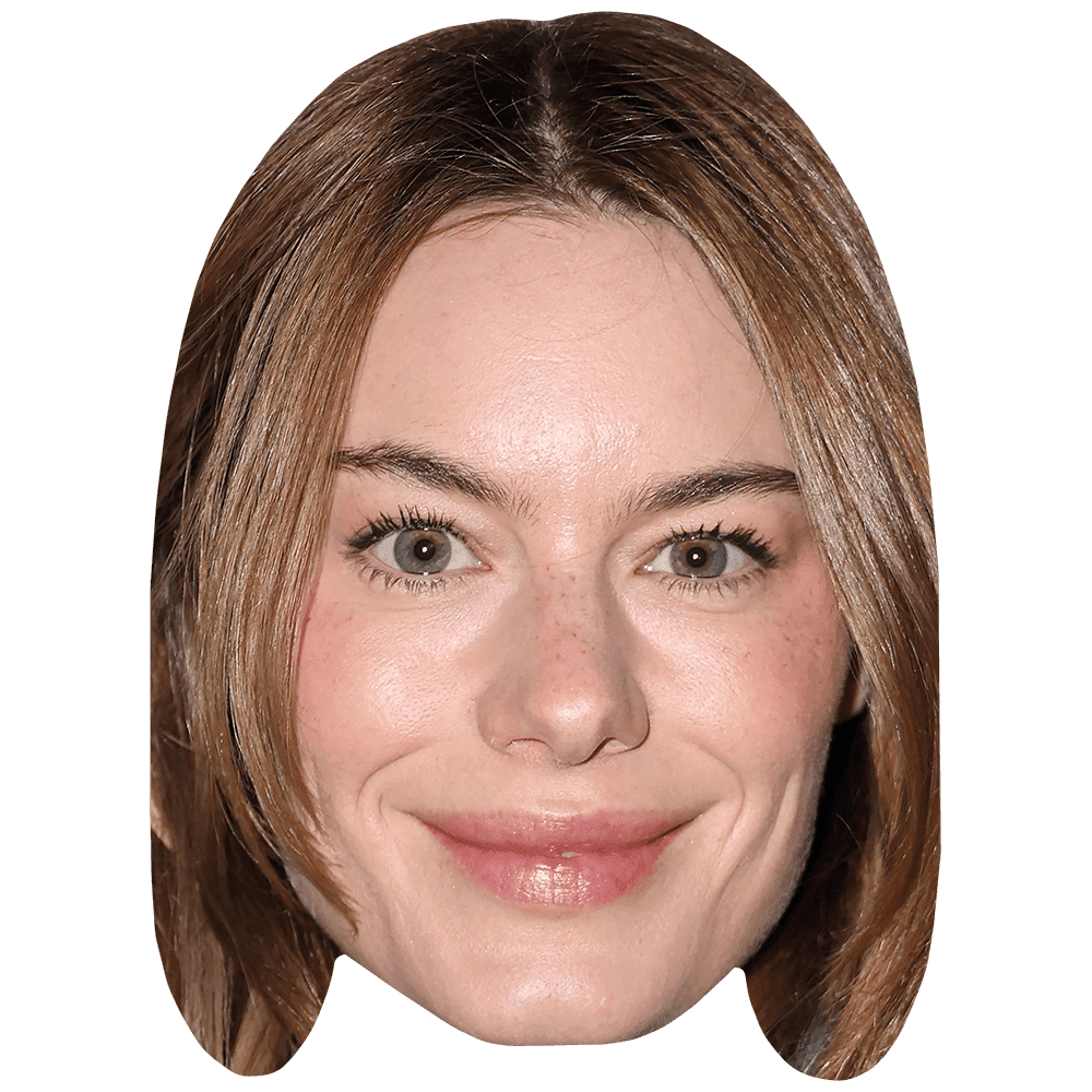 Camille Rowe (Smile) Big Head. Larger than life mask. - Walmart.com
