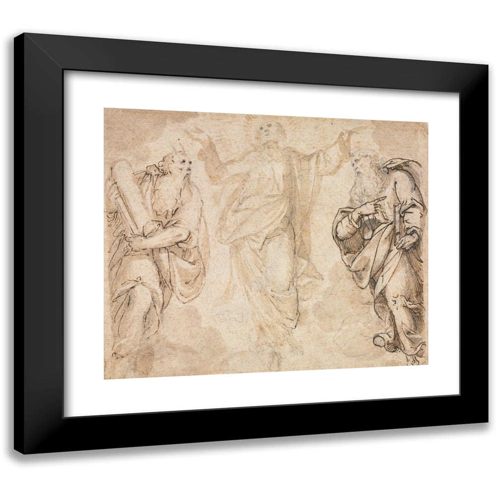 Camillo Procaccini 14x12 Black Modern Framed Museum Art Print Titled ...
