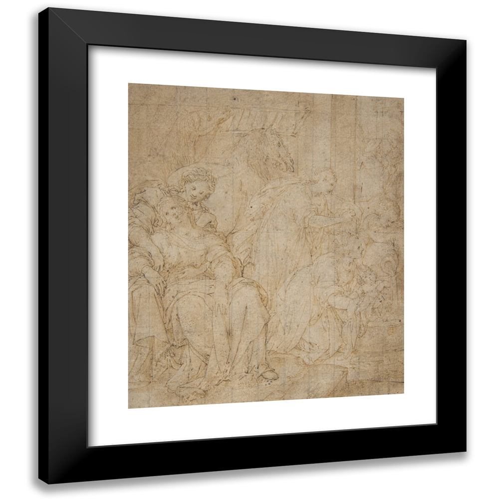 Camillo Procaccini 15x17 Black Modern Framed Museum Art Print Titled ...
