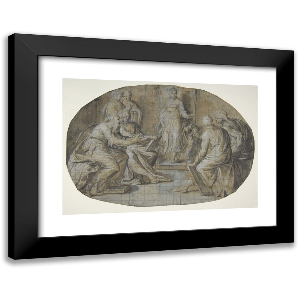 Camillo Procaccini 18x14 Black Modern Framed Museum Art Print Titled ...