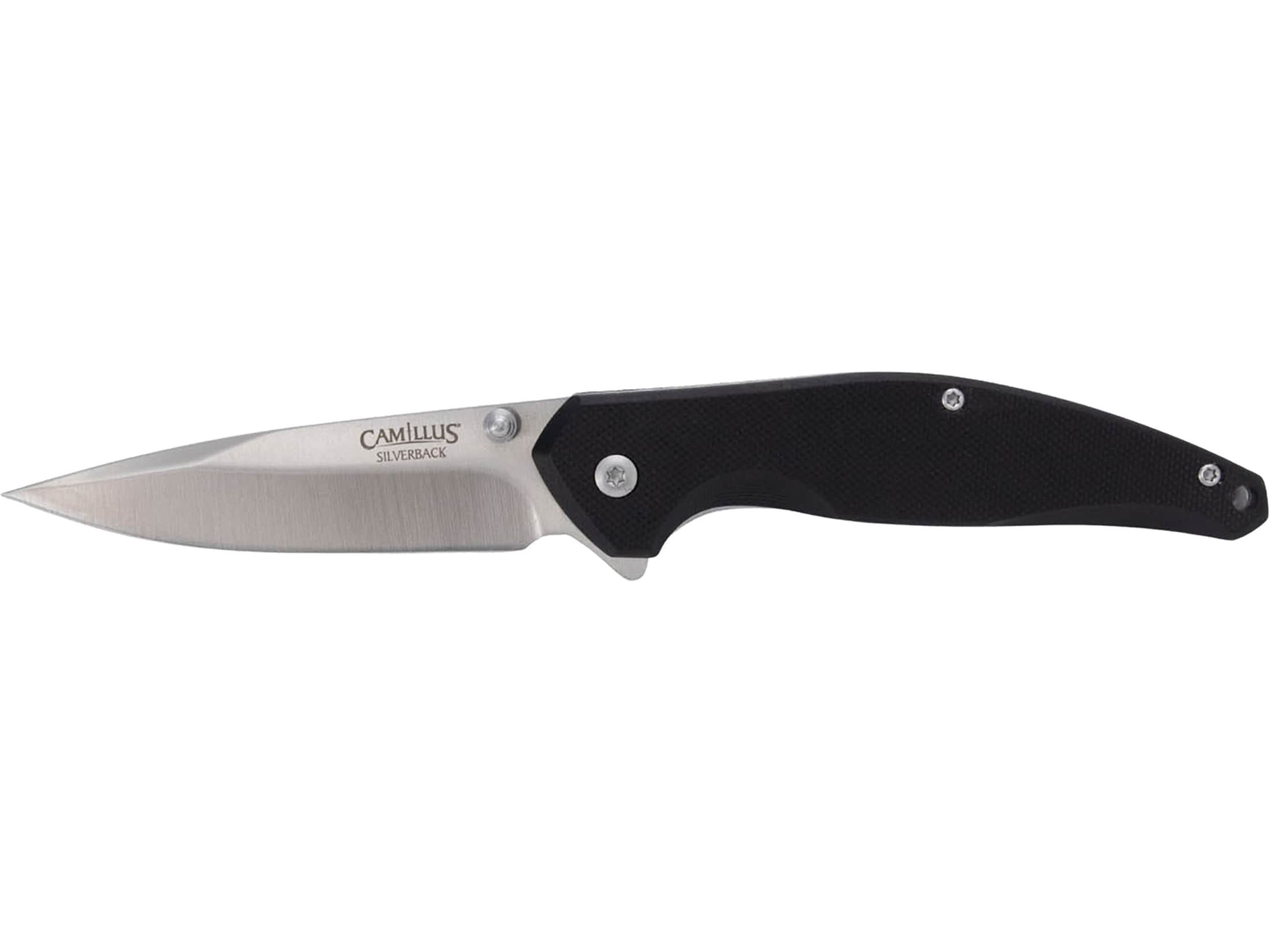 Camillus Silverback Pocket Knife 3" Drop Point 3Cr13 Satin Blade G-10 ...