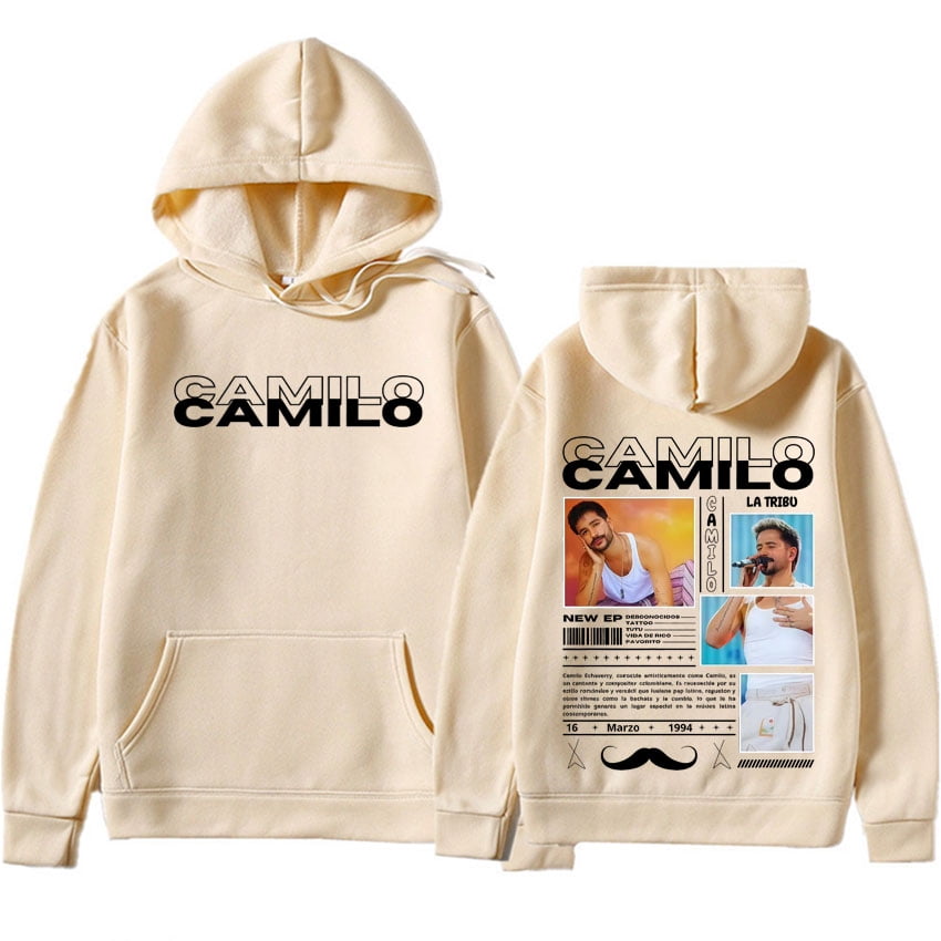 Camilo 2025 Merch Unisex Oversized Fleece Graphic Hoodie - Retro Pop ...