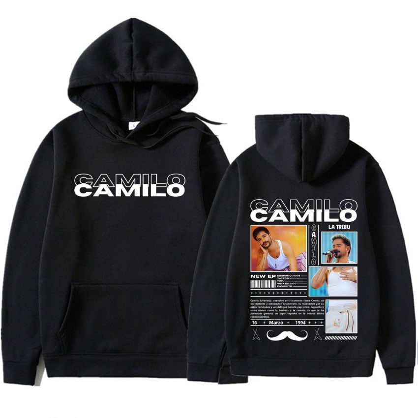 Camilo 2025 Merch Unisex Oversized Fleece Graphic Hoodie - Retro Pop ...