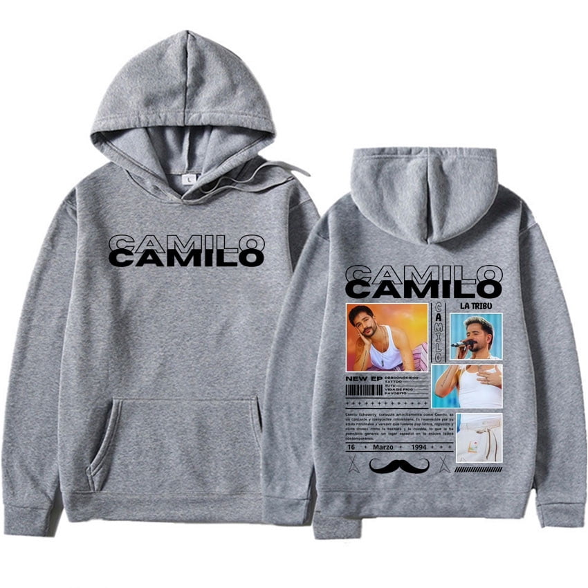 Camilo 2025 Merch Unisex Oversized Fleece Graphic Hoodie - Retro Pop ...