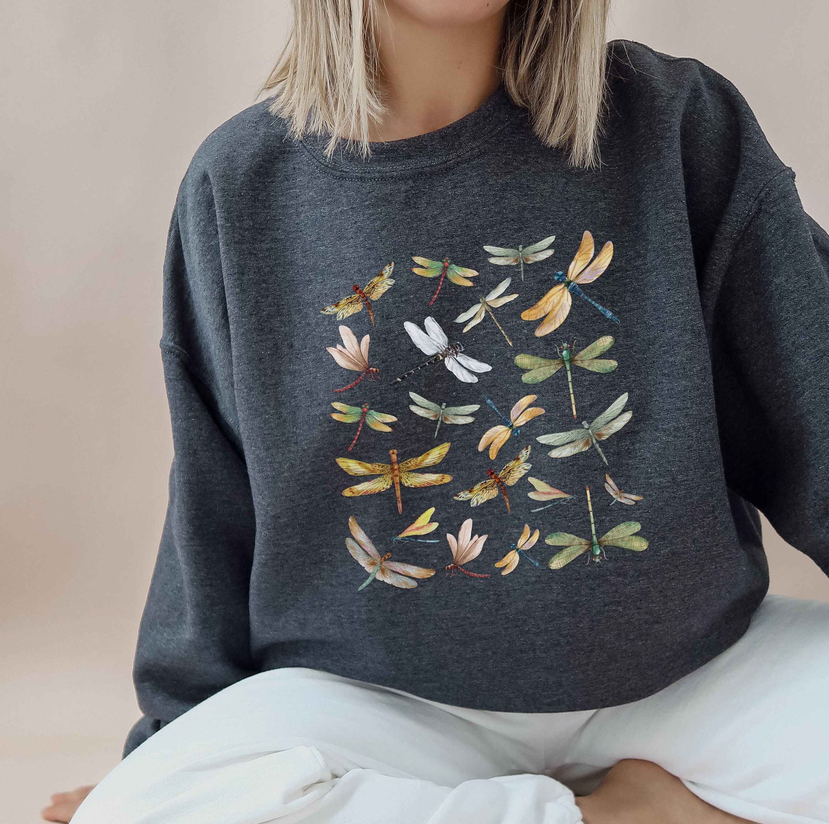 Camisa Cottagecore, Camisa de jardinería, Camisa de insectos, Camisa ...