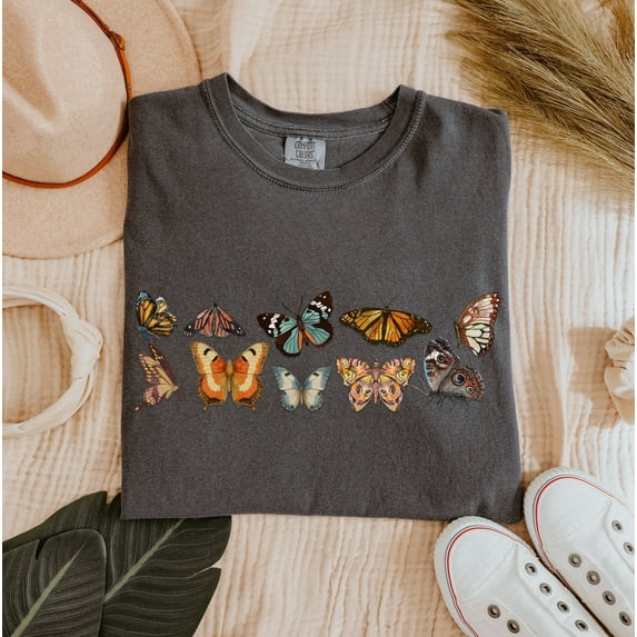 Camisa de mariposa, Mariposa , Camiseta de mariposa, Camisa gráfica de ...
