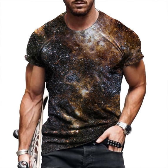 Camiseta Hombre Moda Gráfico Manga Corta Aptitud Física Casual Antiguo ...