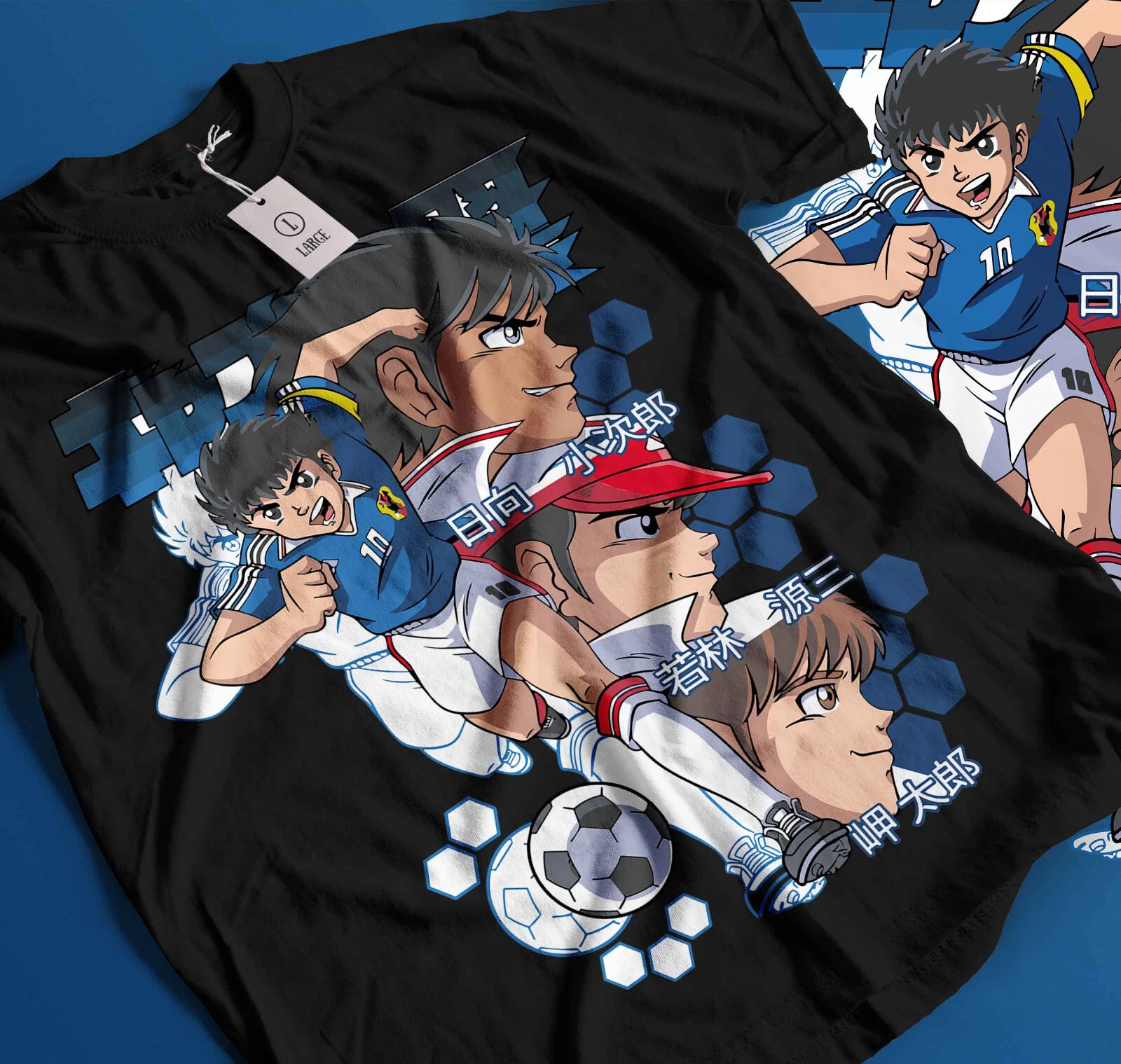 Camiseta Supercampeones T-shirt Oliver Capitan Tsubasa New py Anime ...