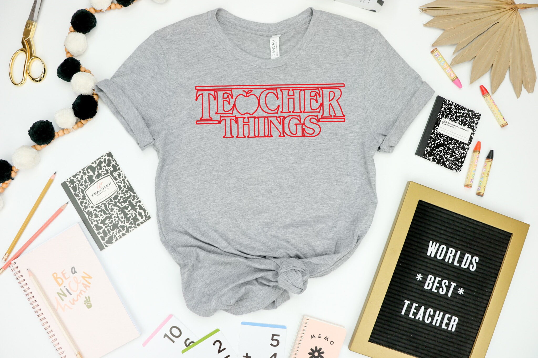 Camiseta Teacher Things camisa Stranger Teacher Things camisa divertida ...