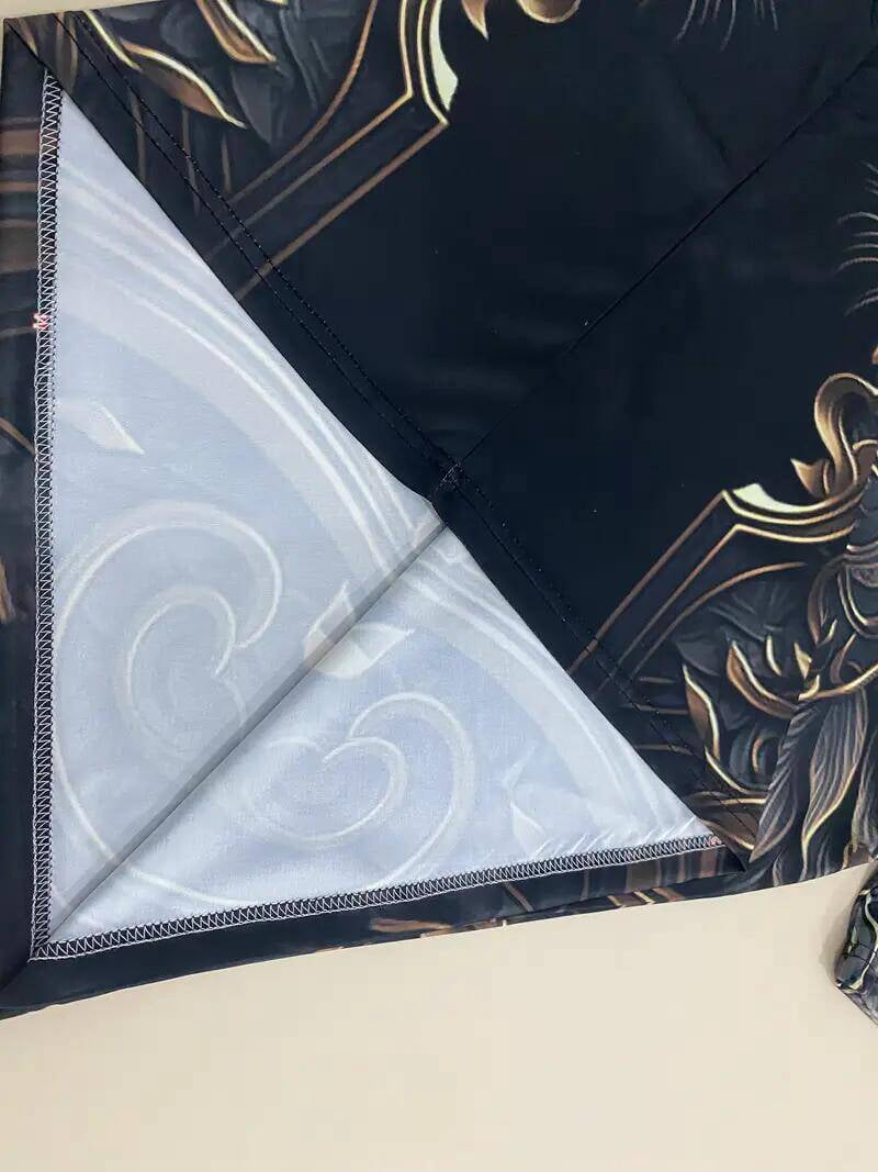 Camiseta con estampado gráfico novedoso e informal de pantera dorada a ...