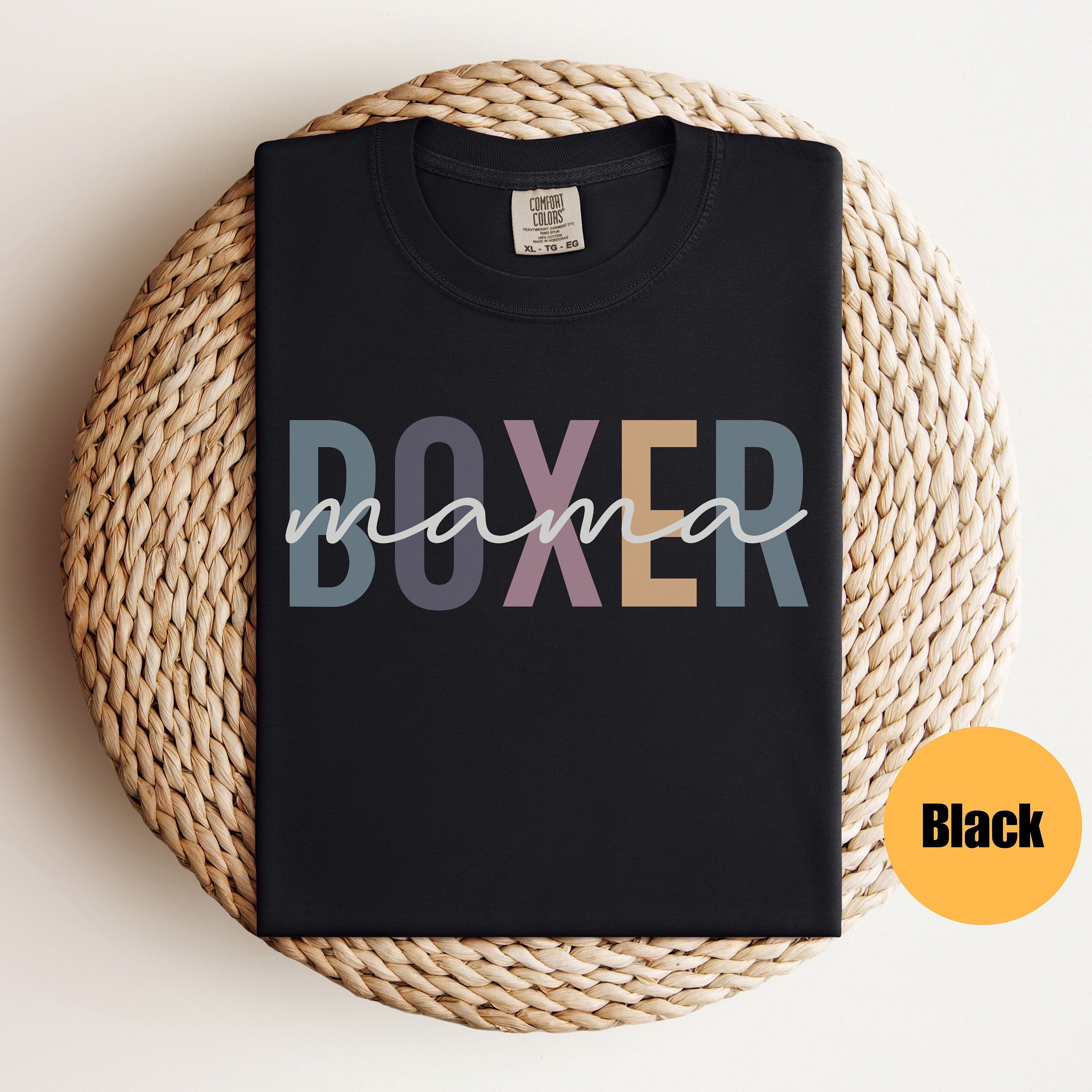 Camiseta de mamá bóxer Camiseta para amantes de los perros Regalo de ...