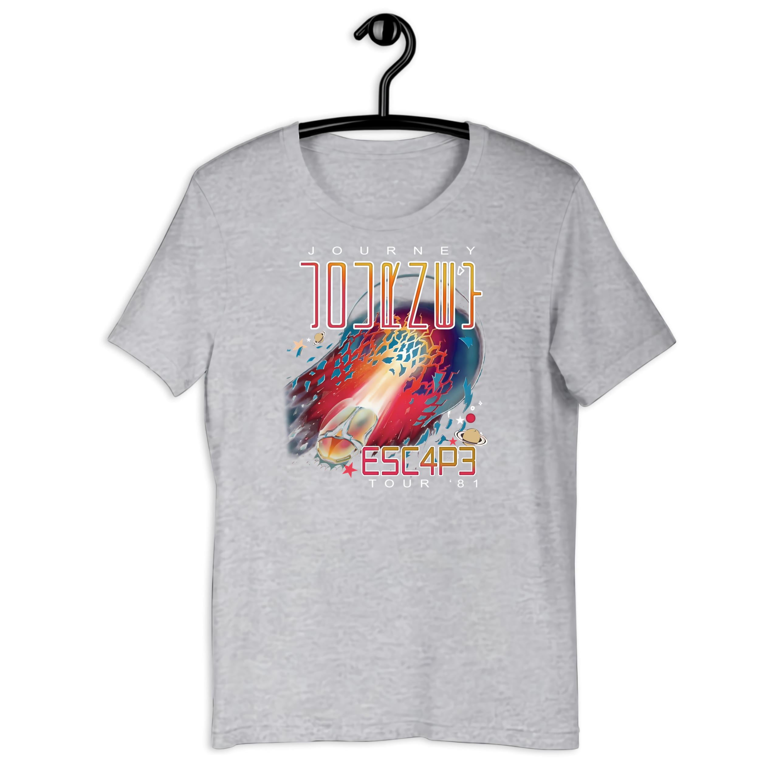 Camiseta para hombre Journey Escape World Tour 1981, camisa para fan®tico de la música-TH28080 ...