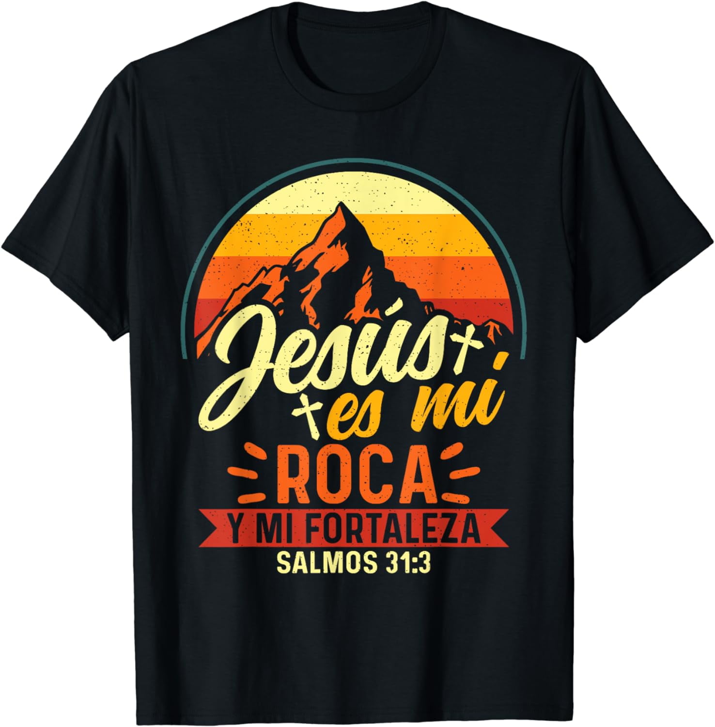 Camisetas Cristianas En Espanol Frases Biblia Salmos 31.3 Cotton T ...