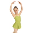 Camisole Dance Practice Dress for Girls, Solid Color Sleeveless ...