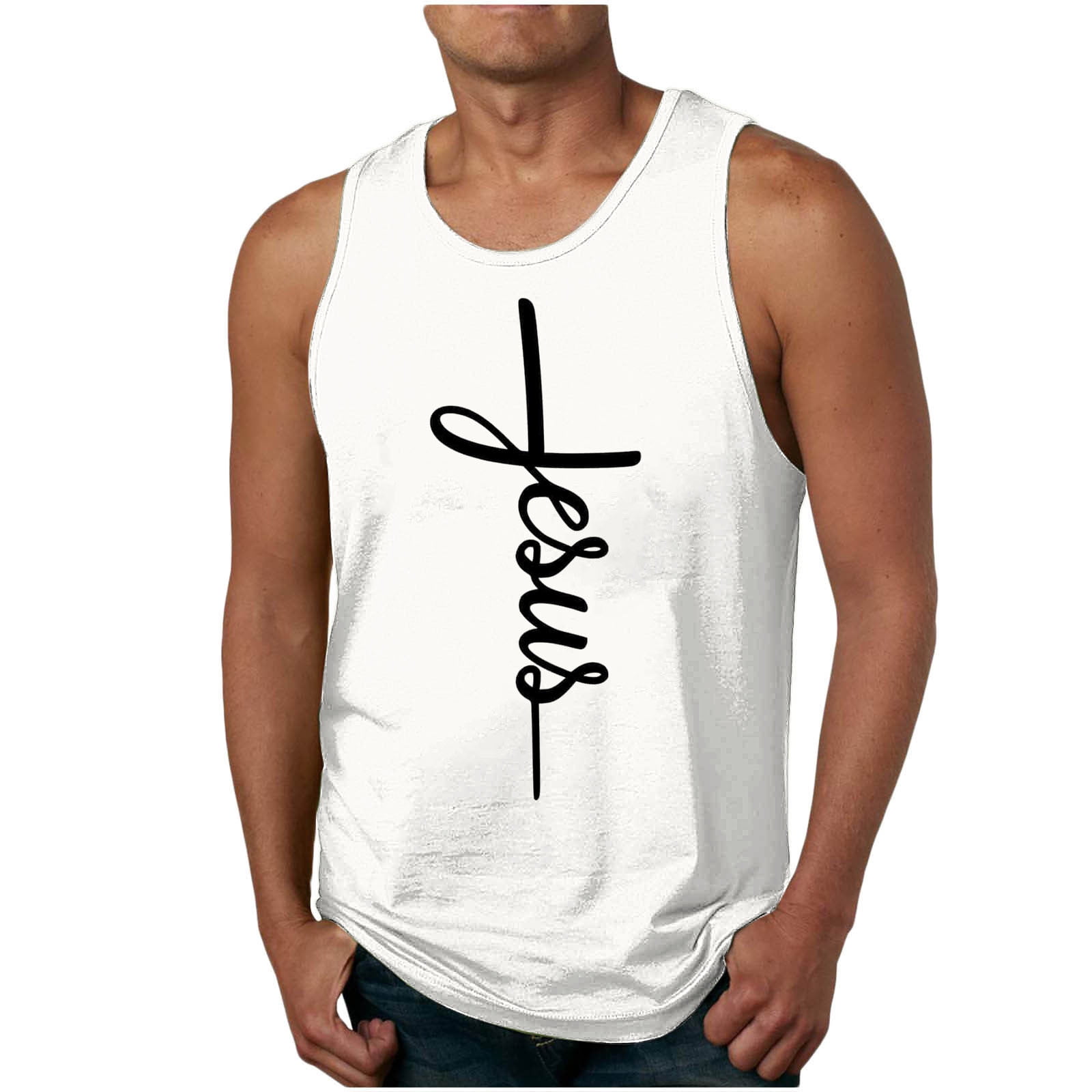 Camisole Tank Sport Athletic Lounge Jogger Vest for Man Summer Fall ...