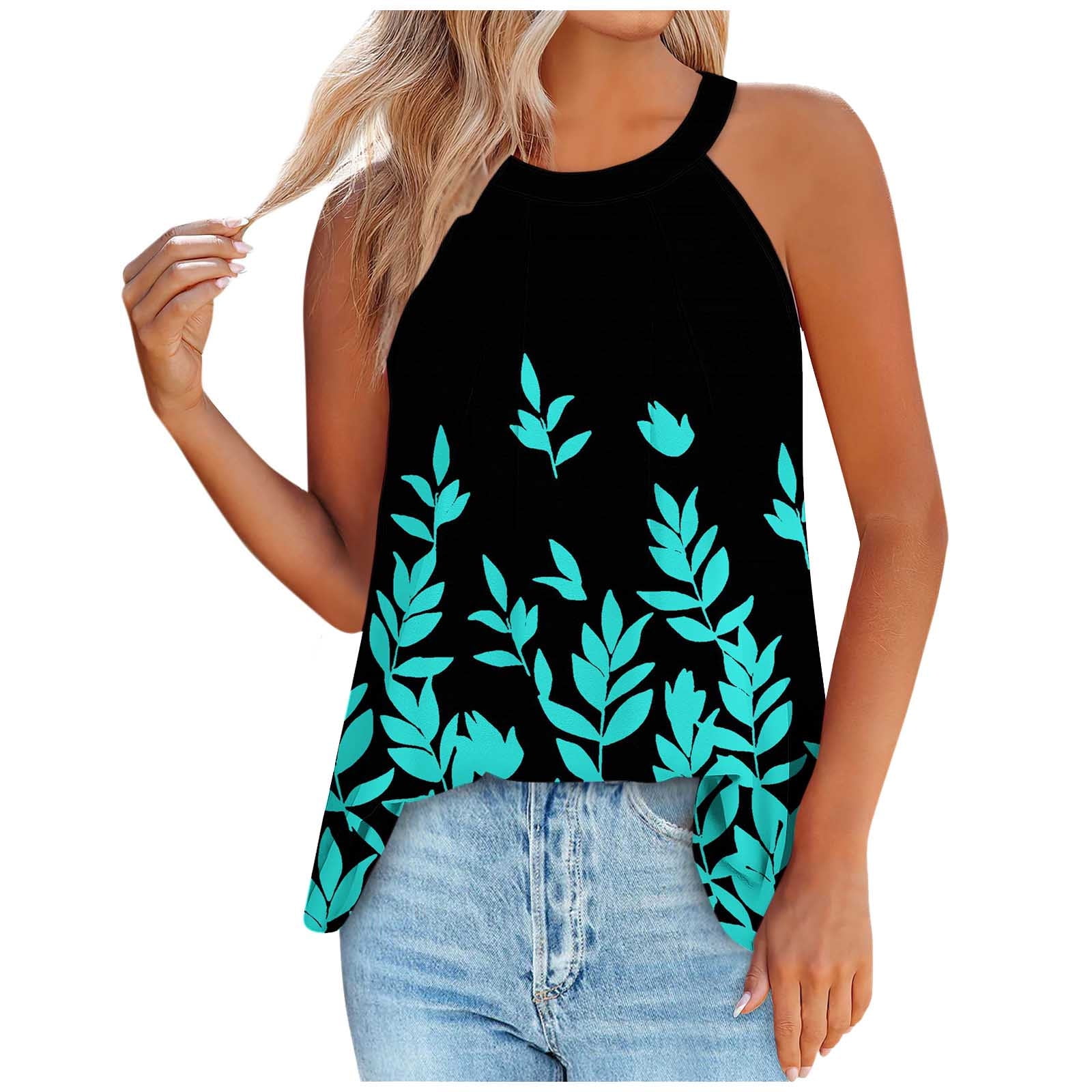 Camisole Tops for Women Clearance,Halter Neck Tops Ladies Summer ...