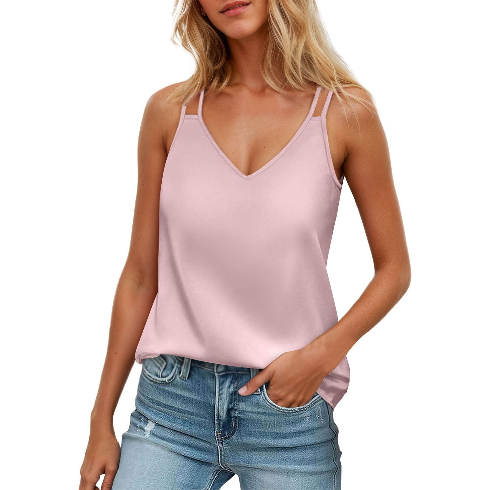 Camisoles And Tanks For Everyday Wear Stylish V Neck Design Perfect For ...