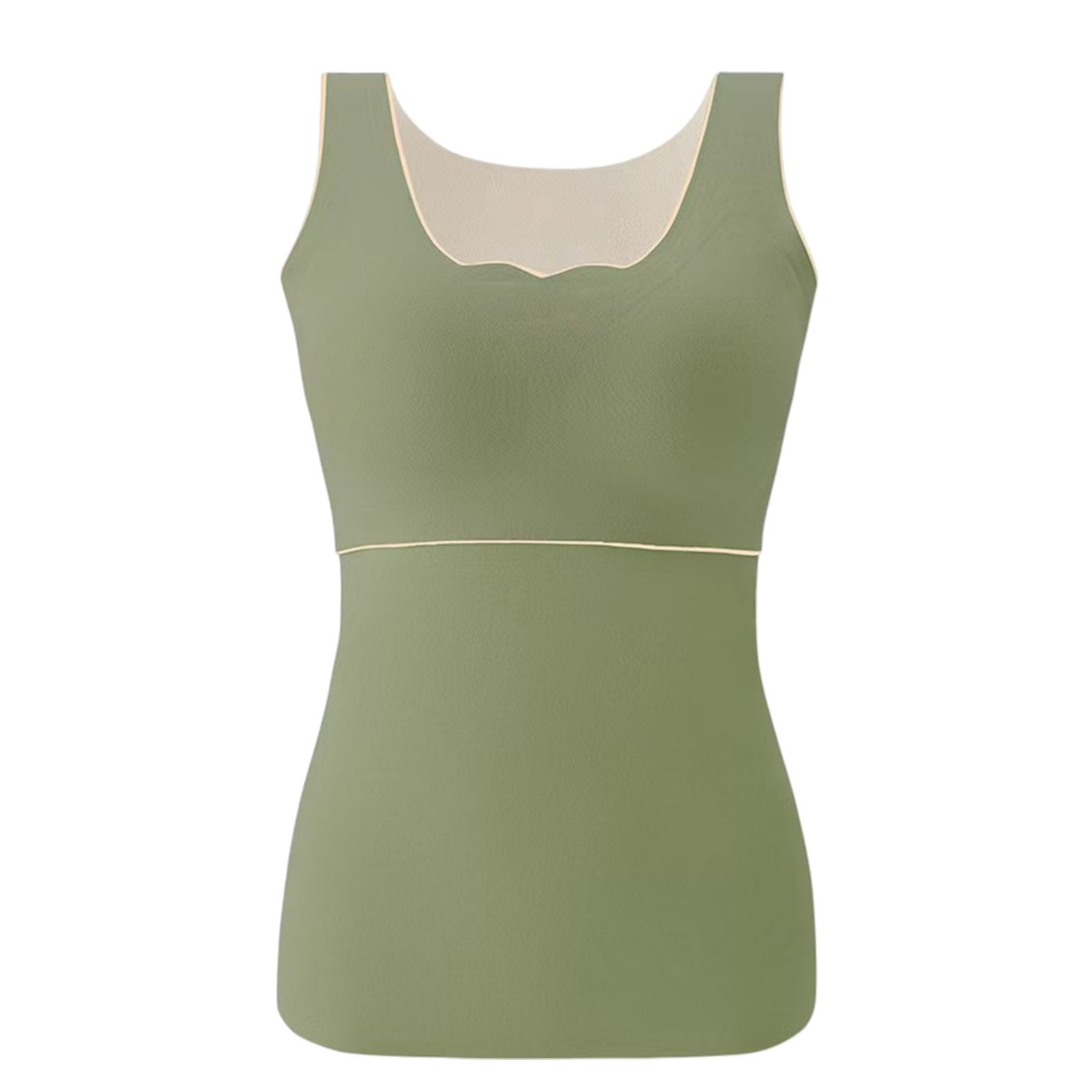 Camisoles and Tanks Green Shapewear Bodysuit for Women Tummy Control ...