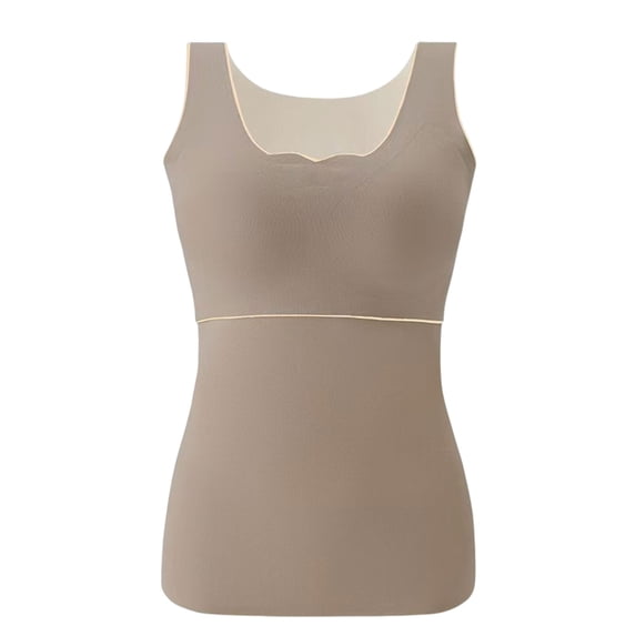 Camisoles and Tanks Khaki Shapewear Bodysuit for Women Tummy Control ...
