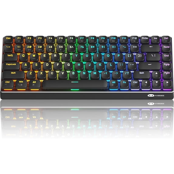 Camiysn Wireless RGB Mechanical Keyboard Moon104 Triple Mode 2.4GHz/BT ...