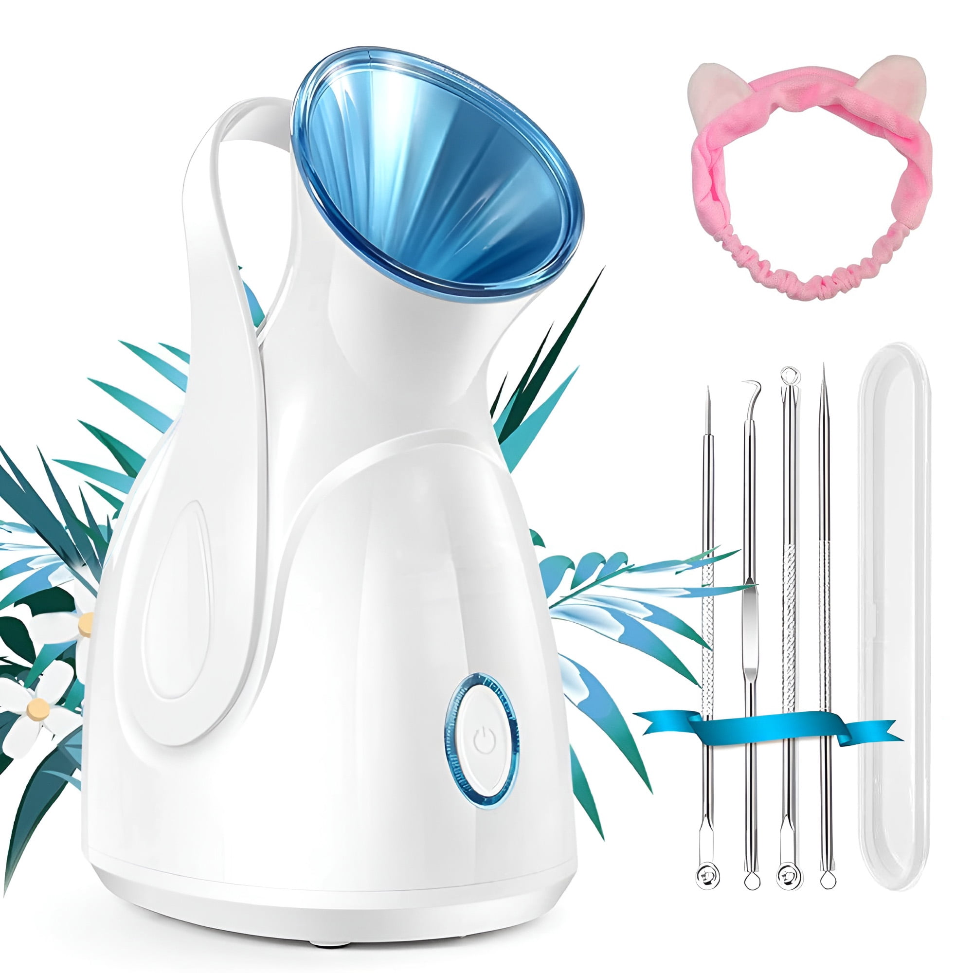 Camlekor Facial Steamer for Facial Warm Mist Humidifier Pro Nano Facial ...