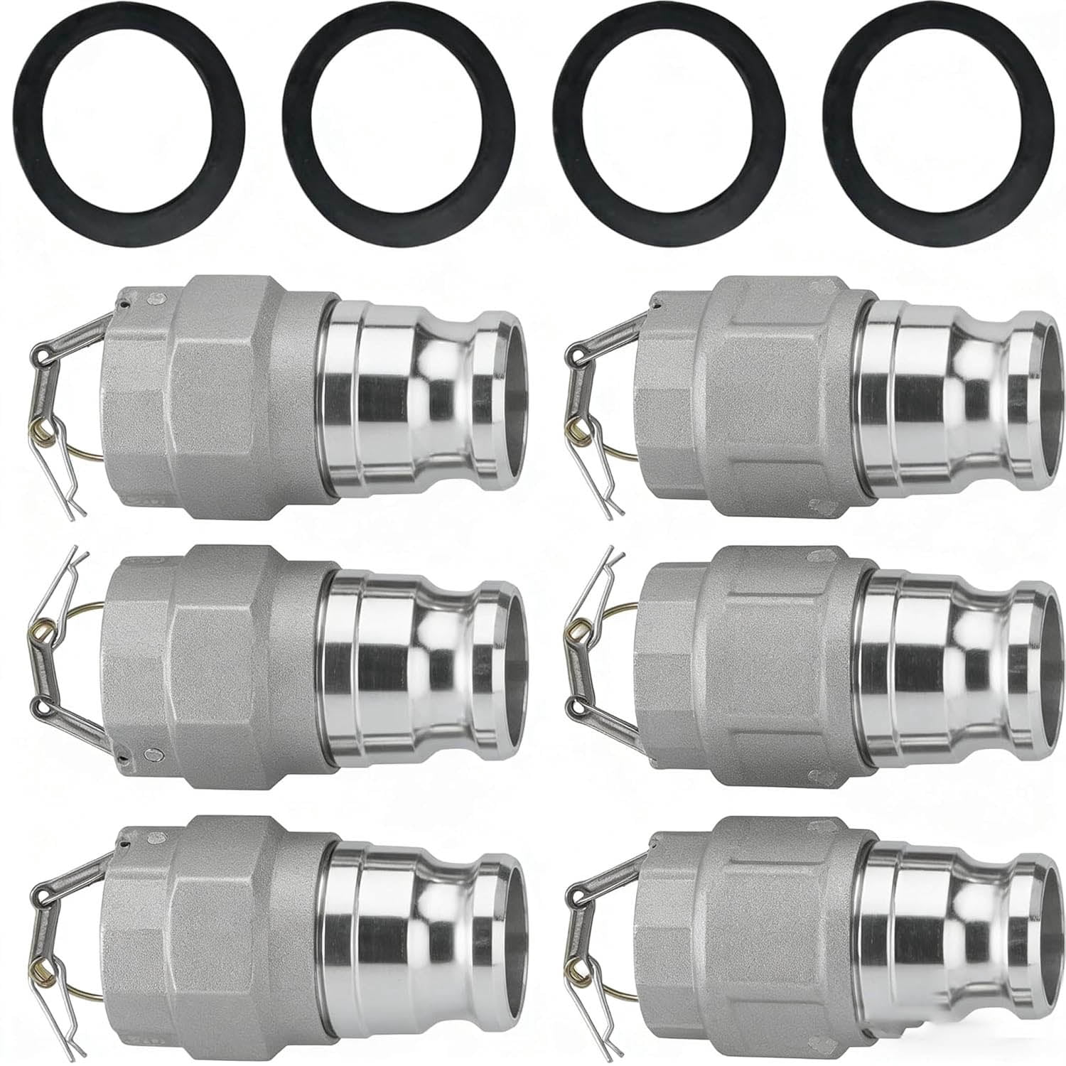 Camlock Gaskets, Pack - Heavy Duty Buna-N Rubber Seals for Cam and ...