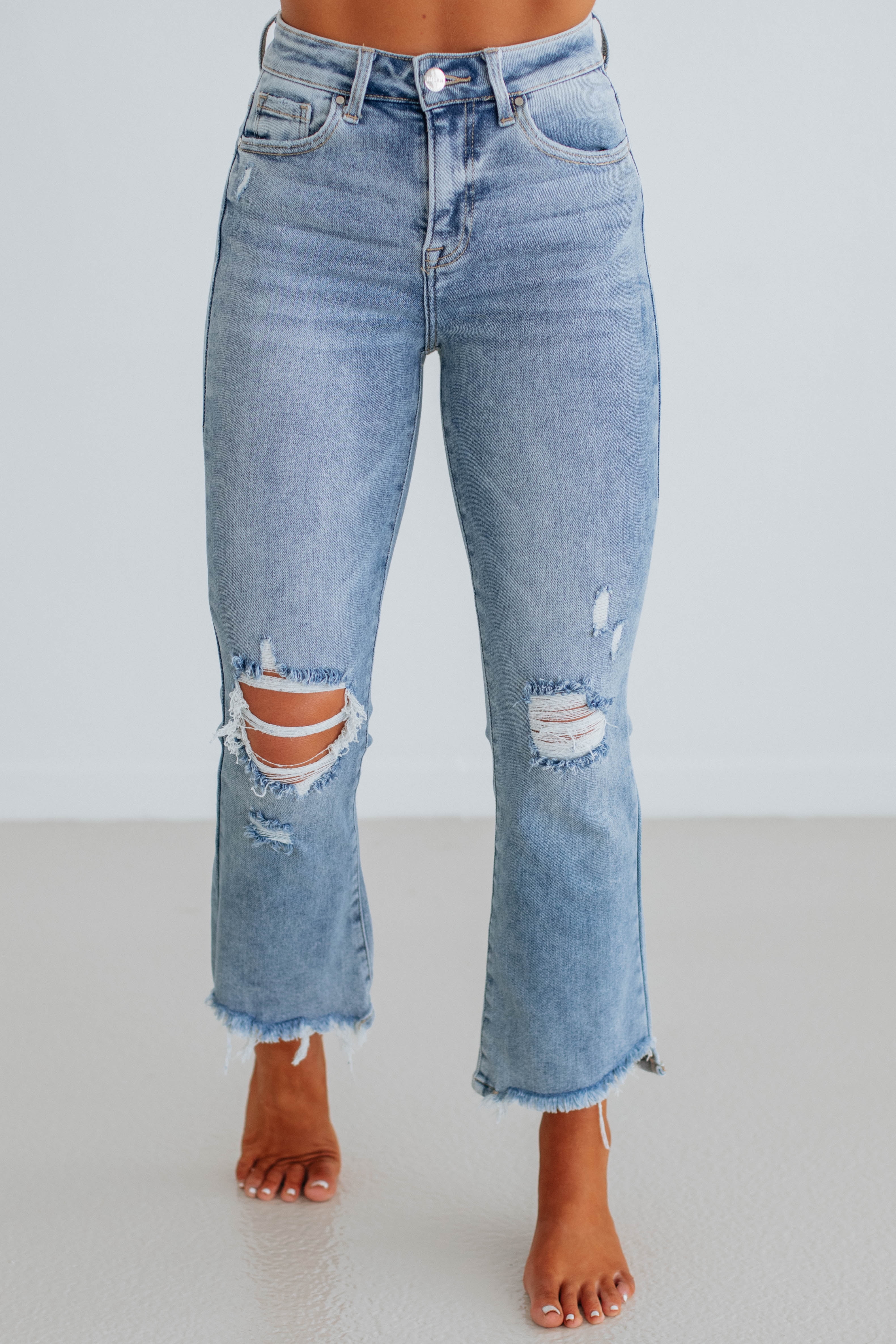 Cammi Risen Jeans - Light Wash - Walmart.com