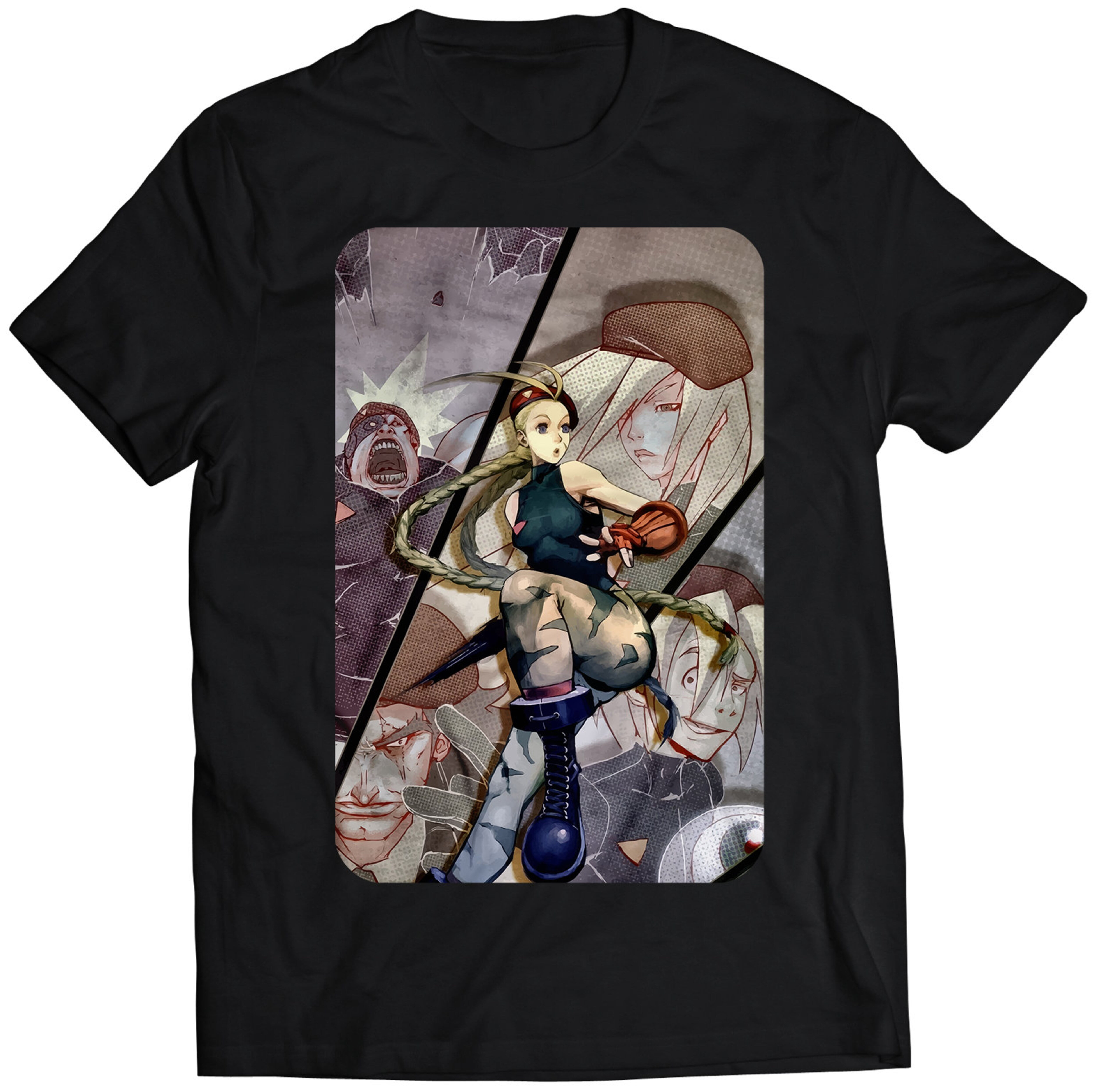 Cammy Family Street Fighter Premium Unisex T-shirt (Vectorized Design ...