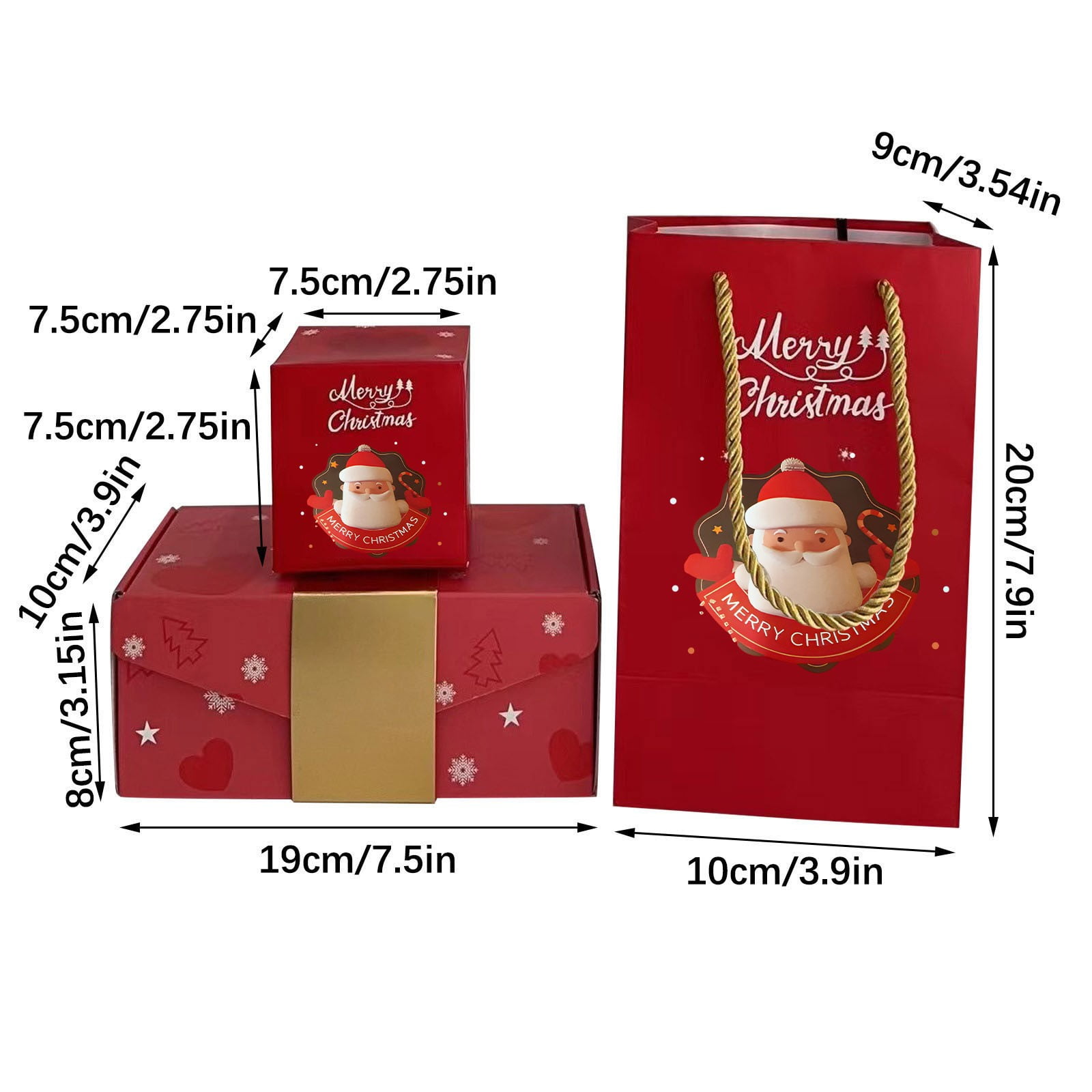 Camnix 17pcs Surprise Gift Box Explosion, 2025 Merry Christmas Surprise ...