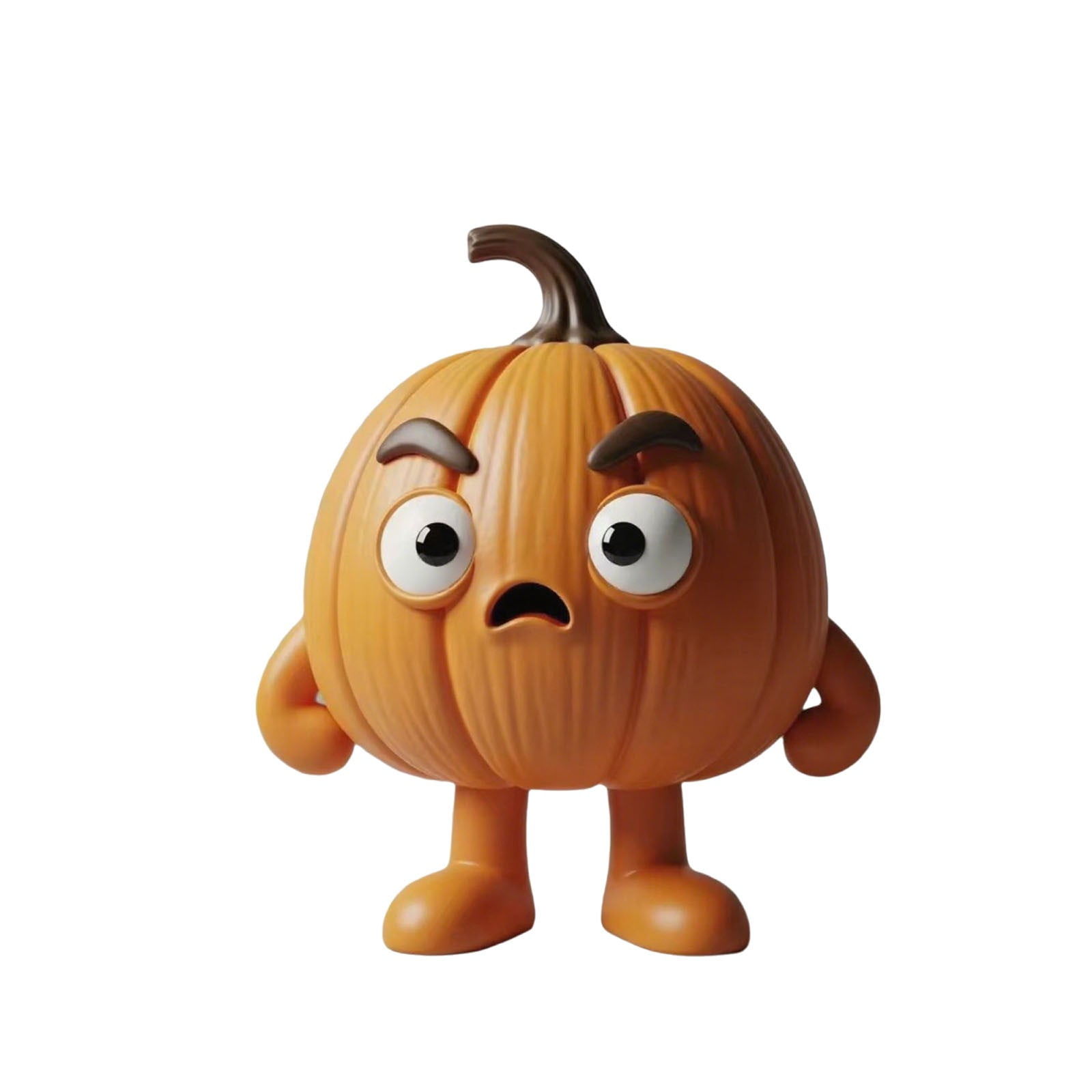 Camnix Adorable Halloween Pumpkin Statue Figurine, Halloween Home ...