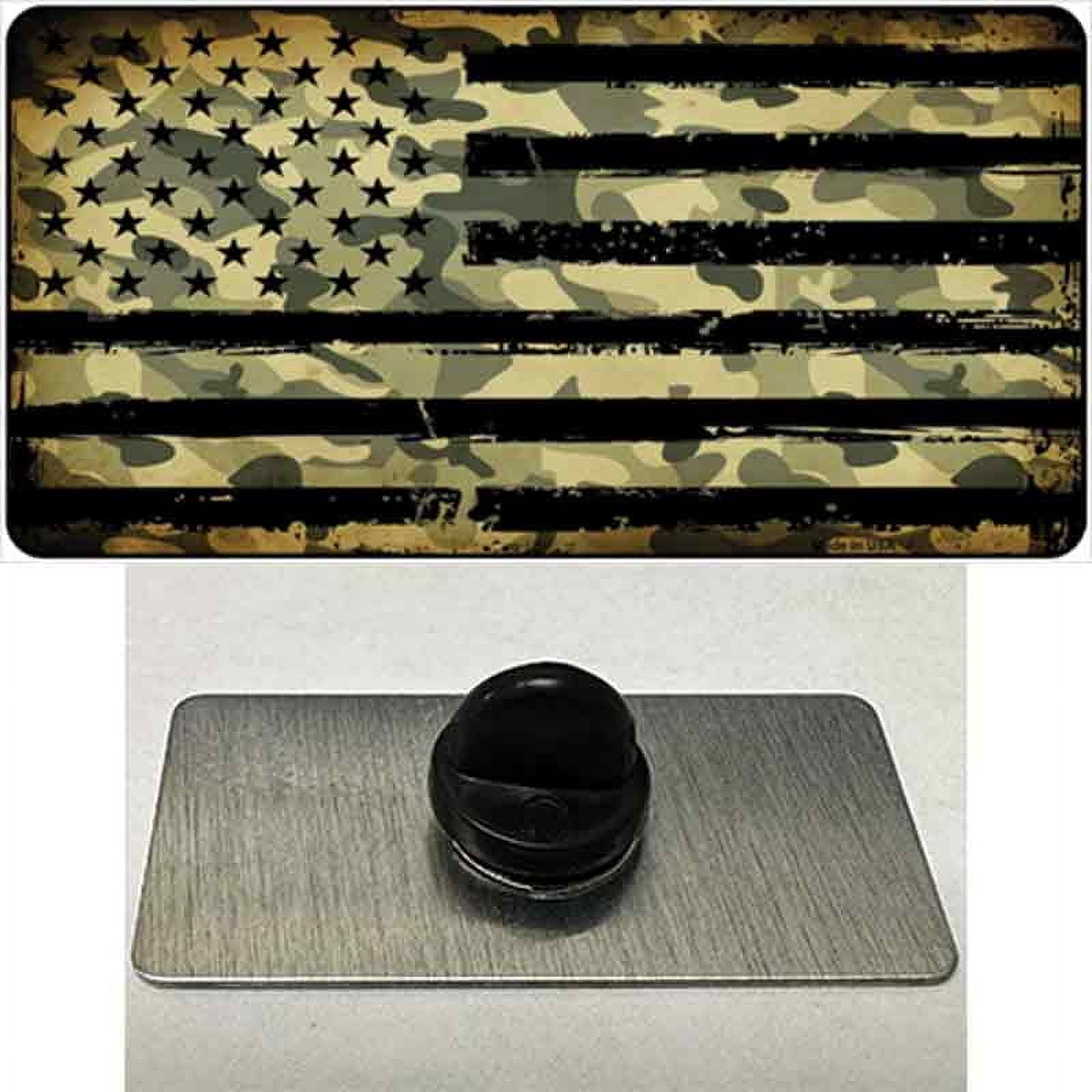 Camo American Flag Novelty Metal Hat Pin 1.5" x 0.75" Hat Pin (PIN ...