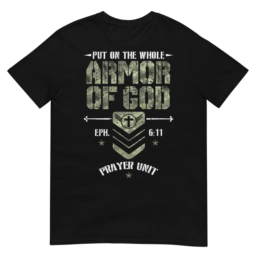 Camo Armor Of God Christians Religious Camouflage Graphic Tee Shirt Top ...