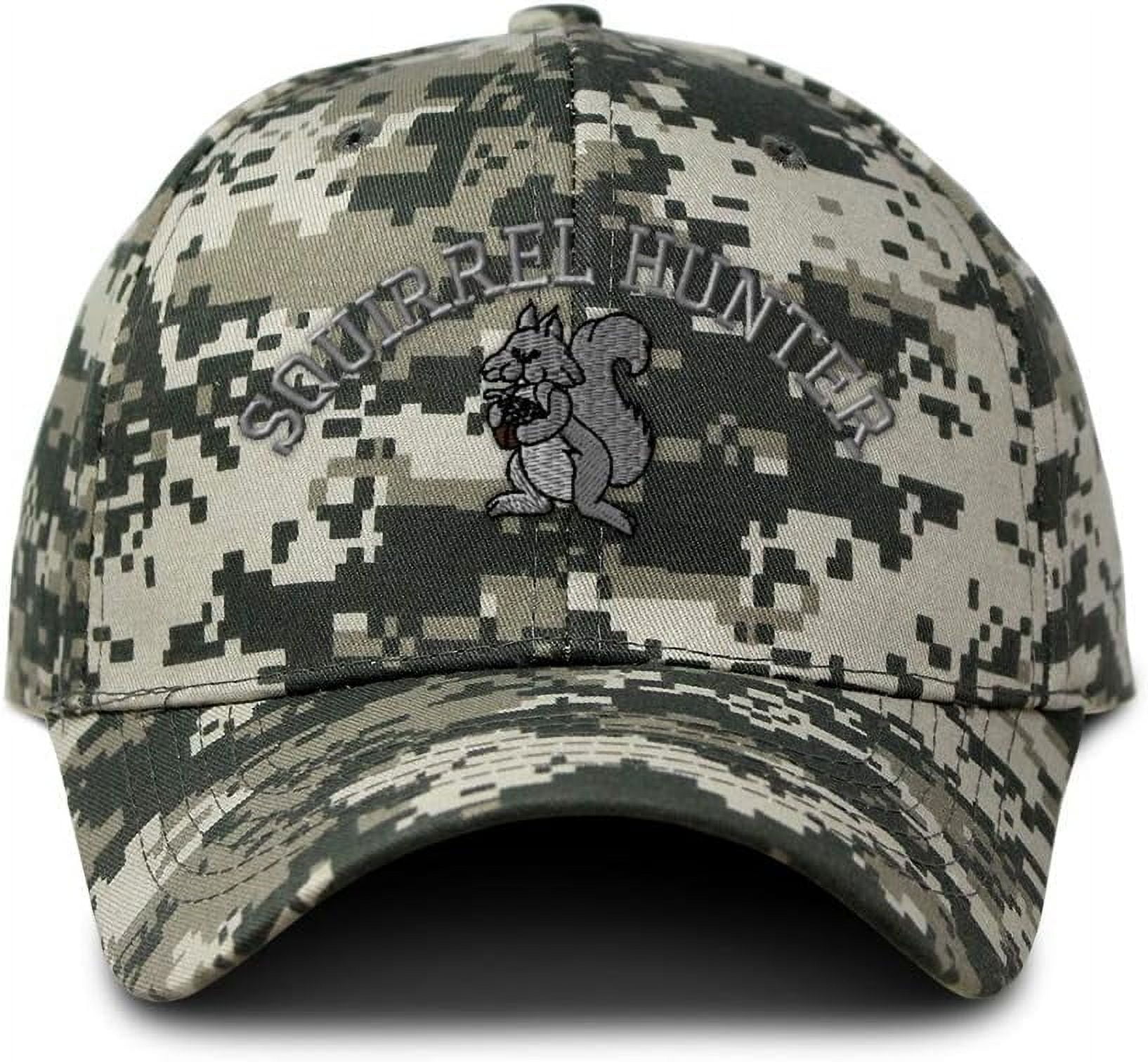 Camo Baseball Cap Squirrel Hunter Embroidery Hunting Dad Hats for Men ...
