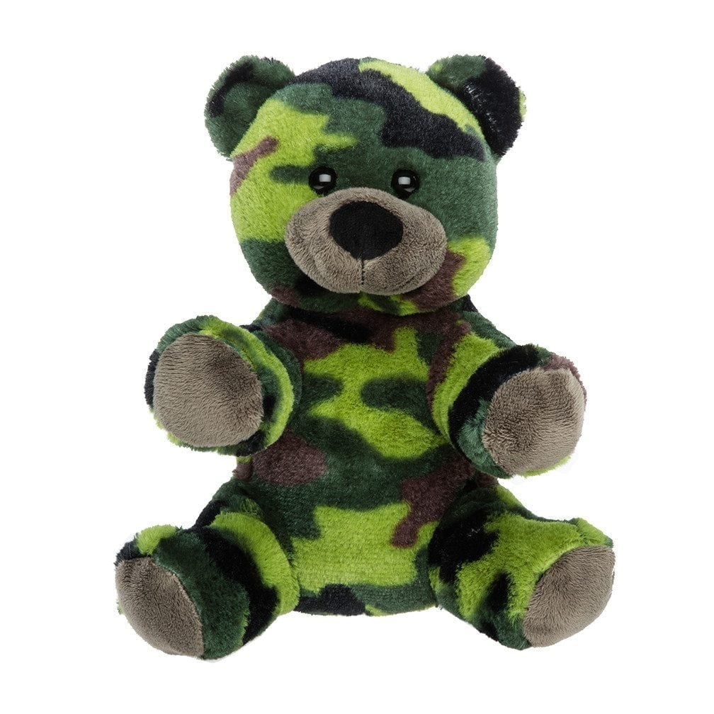 Adventurous Camo Bear 8 inch Plush Toy with Karate/Taekwondo Uniform ...