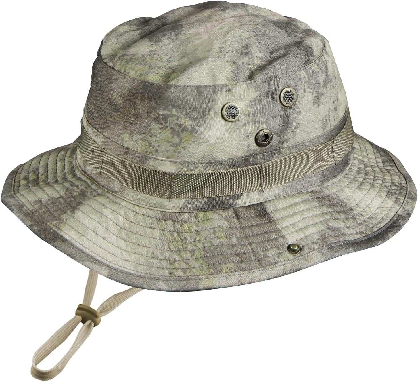 Camo Boonie Hat for Men Women, Military Tactical Wide Brim Bucket Hats ...