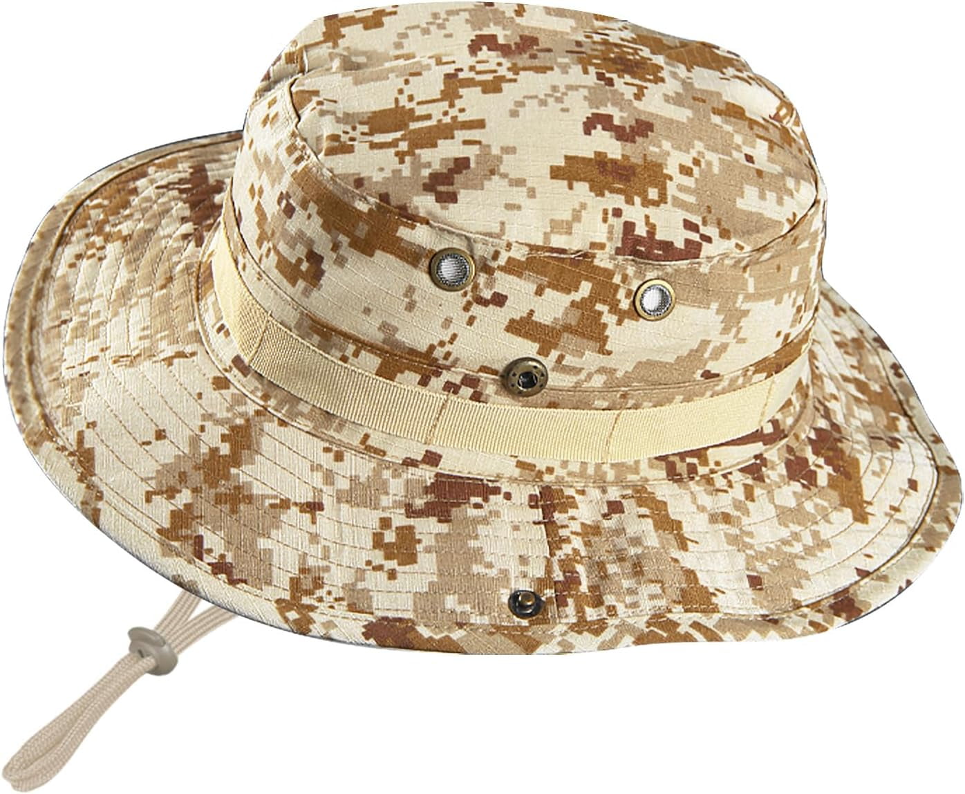 Camo Boonie Hat For Men Women Military Tactical Wide Brim Bucket Hats