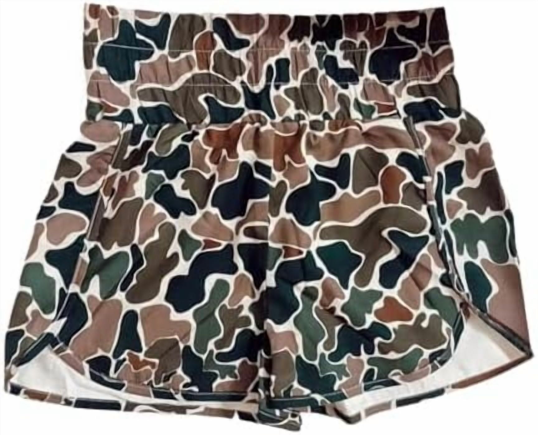 Camo Boxer Shorts Women Cute Graphic Y2k Shorts Colorful Summer Bottoms ...