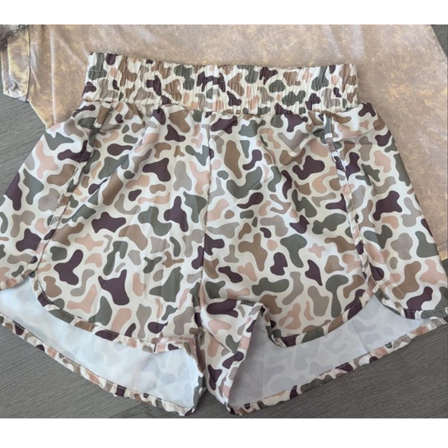 Camo Boxer Shorts Women Cute Graphic Y2k Shorts Colorful Summer Bottoms ...
