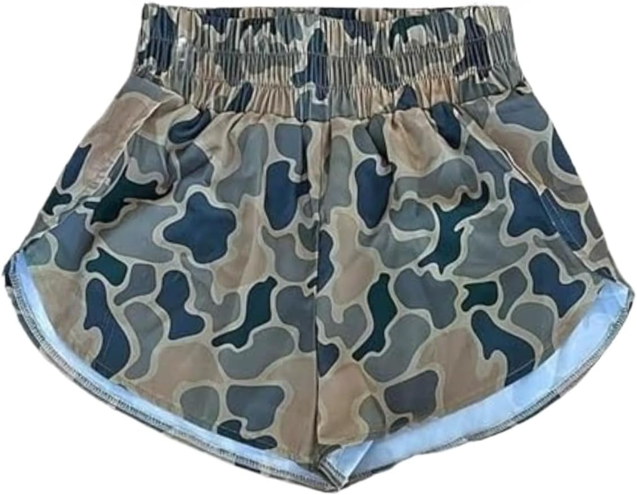 Camo Boxer Shorts Women Cute Graphic Y2k Shorts Colorful Summer Bottoms ...
