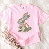 Camo Bunny Shirt Faux Patchwork Camouflage Bunny Shirt Camo Easter ...