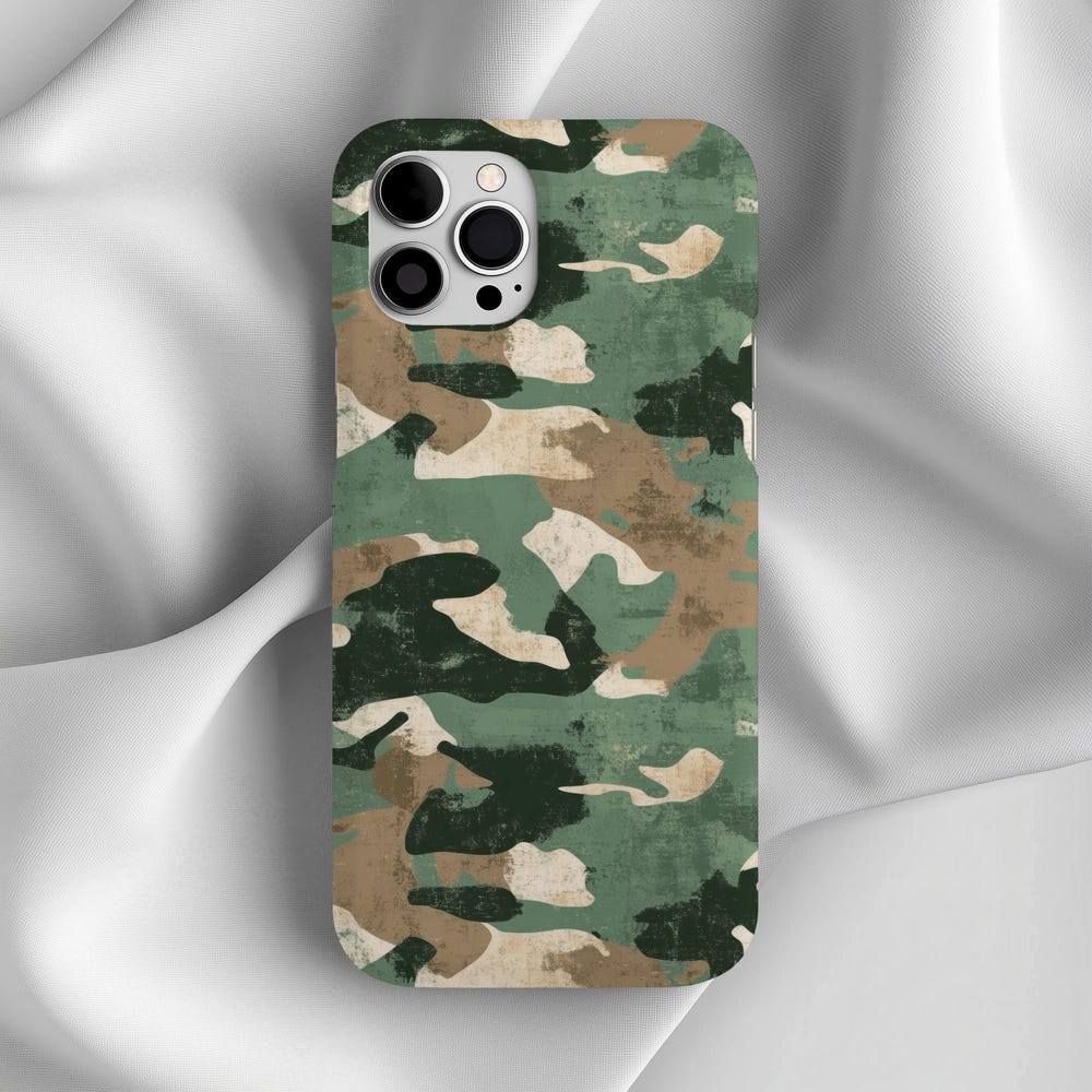 Camo Camouflage Military Style Phone Case for 17 16 15 14 13 12 11 Pro ...