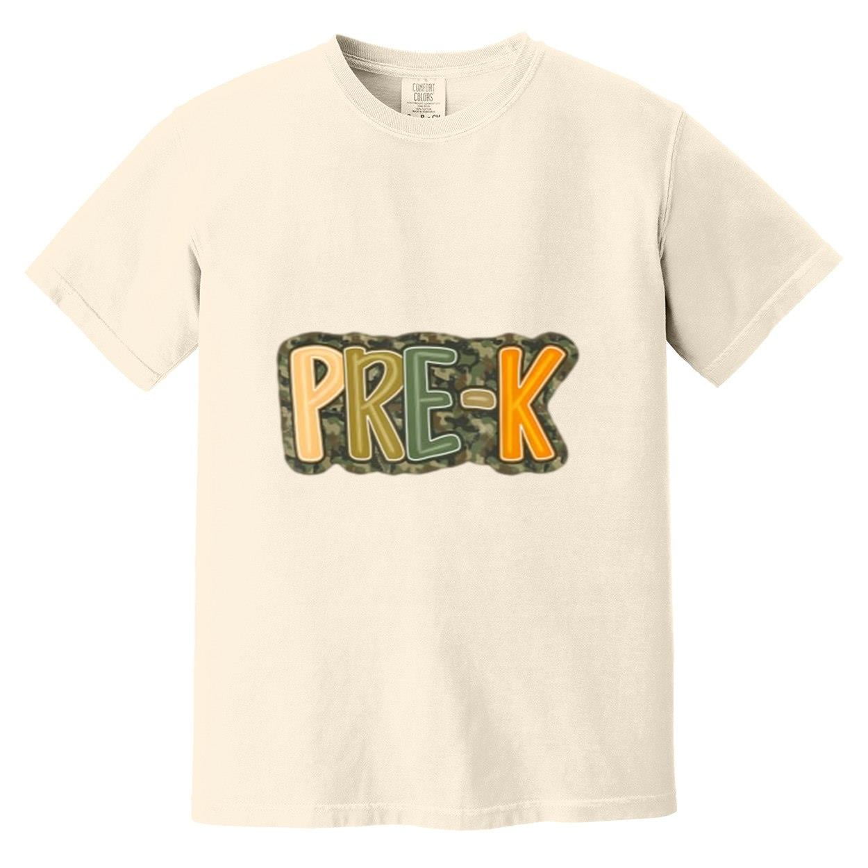 Camo Camouflage Preschool Pre K Dude Funny Back To School Boy Comfort ...