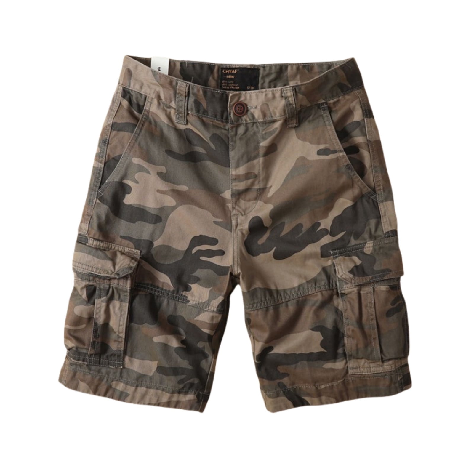 Camo Cargo Shorts for Men Casual Workwear Outdoor Utility Hiking Short ...