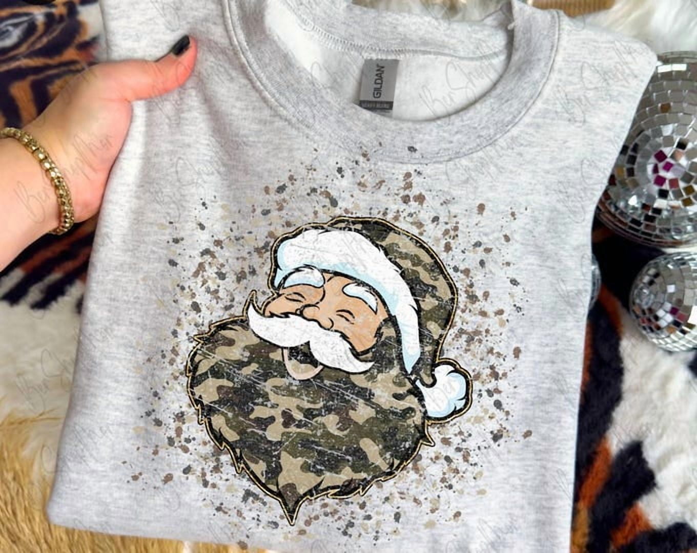 Camo Design , Santa Shirt , Sublimation Design, , - Walmart.com